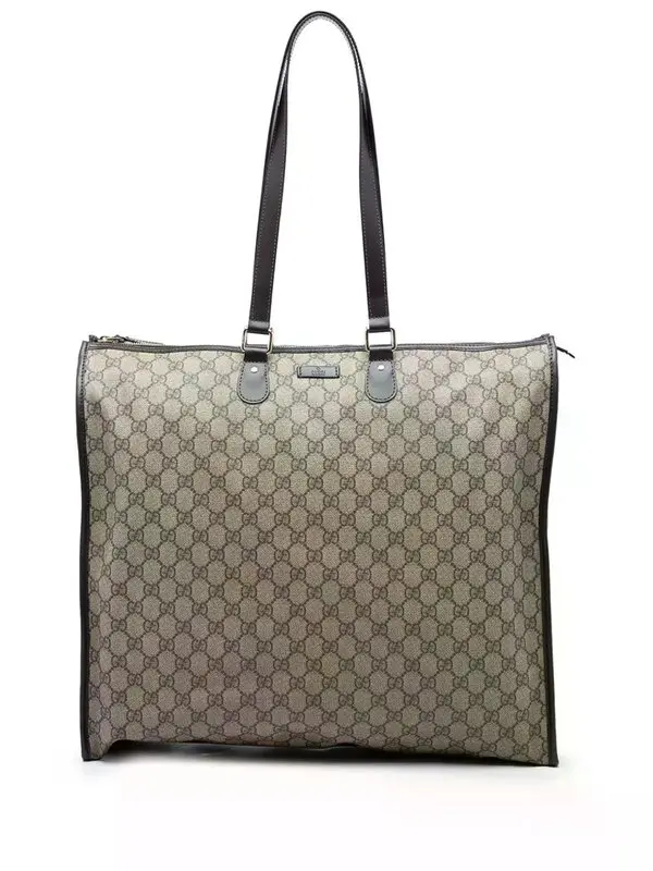 Gucci 2016-2026 Gg Supreme Tote Bag - Neutrals
