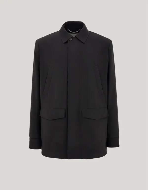Canali Lightweight Technical Fabric Jacket