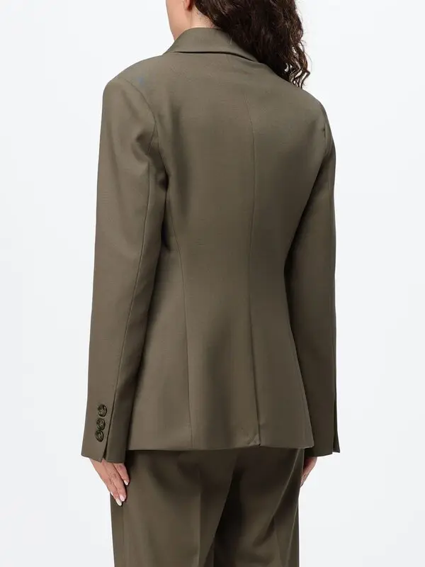 HANITA Single-breasted Recycled Polyester Blazer With Lapel Collar