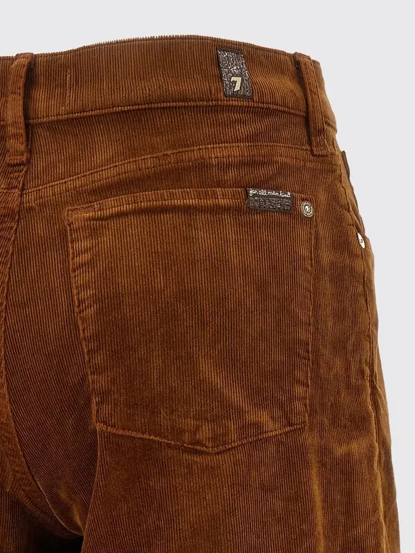 7 For All Mankind High-waisted Wide Leg Corduroy Trousers