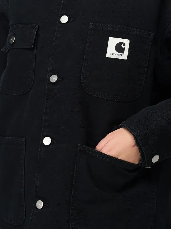 Carhartt Work In Progress Oversized Organic Cotton Shirt Jacket With Velvet Collar