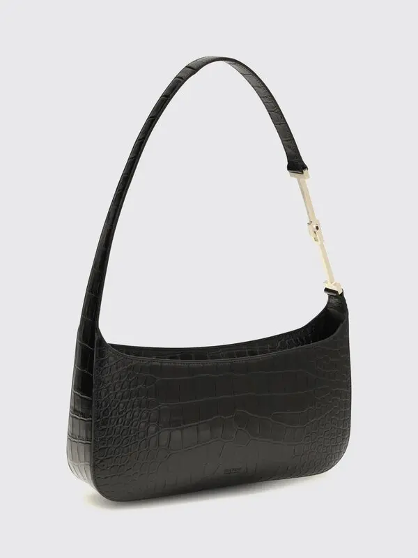 TOM FORD Croc-effect Bovine Leather Shoulder Bag With Zip Closure