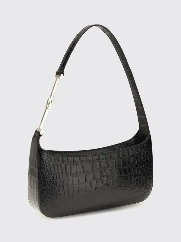 TOM FORD Croc-effect Bovine Leather Shoulder Bag With Zip Closure