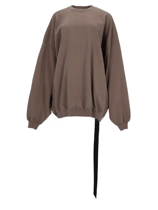 Rick Owens Felpa Girocollo "tower Hun - Brown