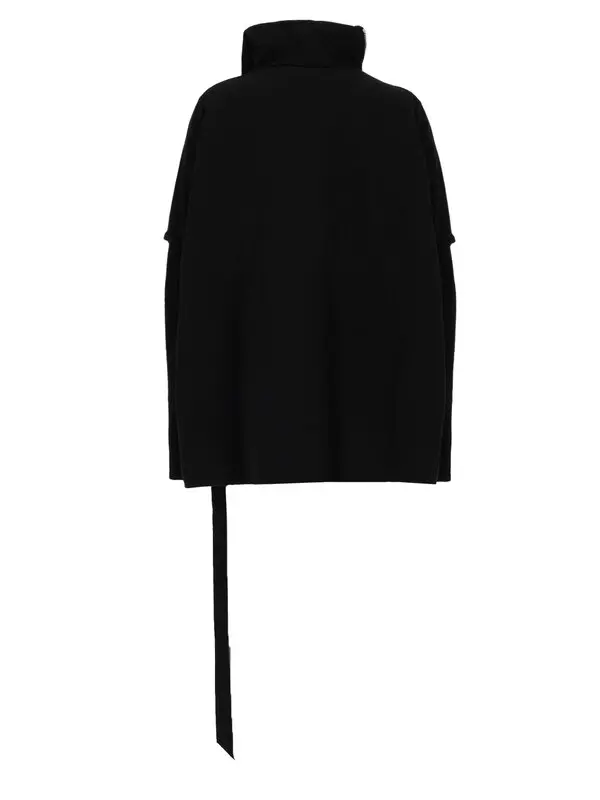 Rick Owens Giacca "mountain" Con Zip Asimmetrica