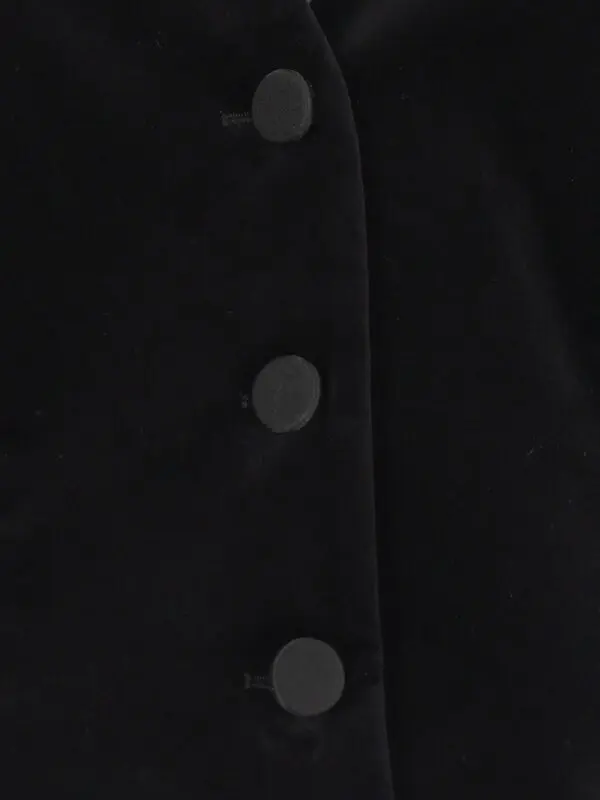Max Mara Gilet In Velluto Liscio
