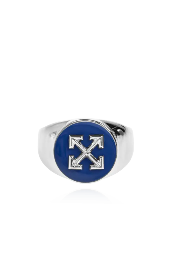 Off-White Brass Signet Ring
