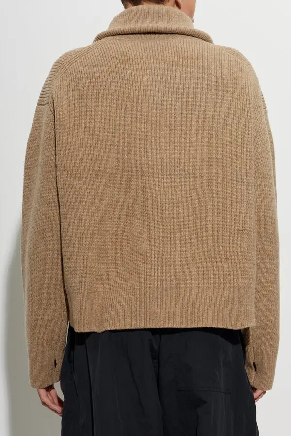 Studio Nicholson Wool Cardigan ‘sandos - Beige
