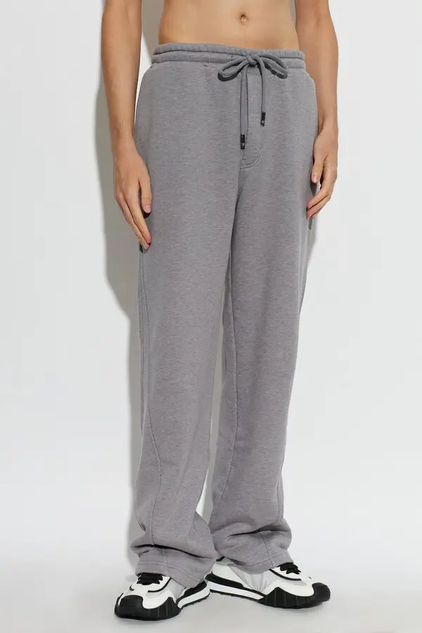 Dolce & Gabbana Straight-leg Gray Track Pants