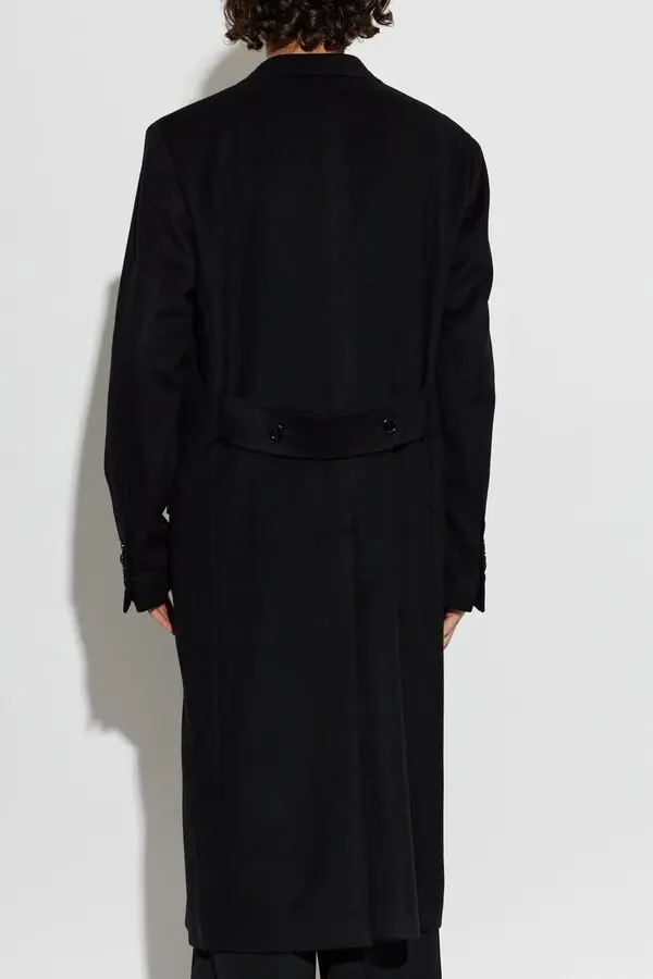 Dolce & Gabbana Cashmere Coat With Single Vent