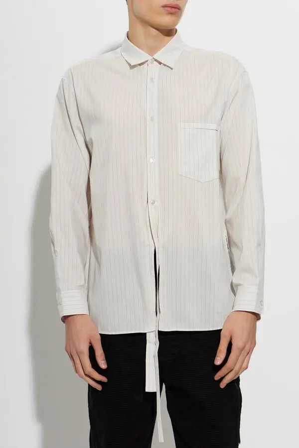 POST ARCHIVE FACTION Shirt With Back Slits