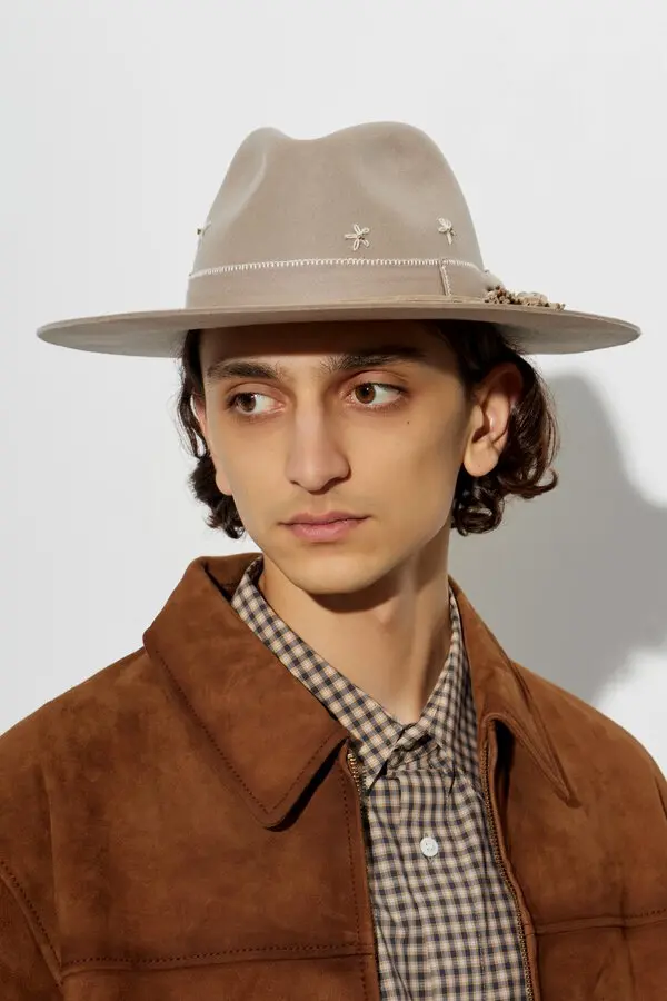 GOLDEN GOOSE Wool Brimmed Hat