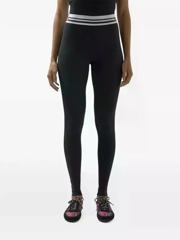 Gcds Logo-waistband Leggings