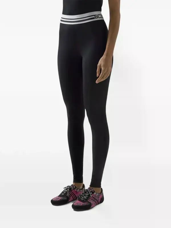 Gcds Logo-waistband Leggings