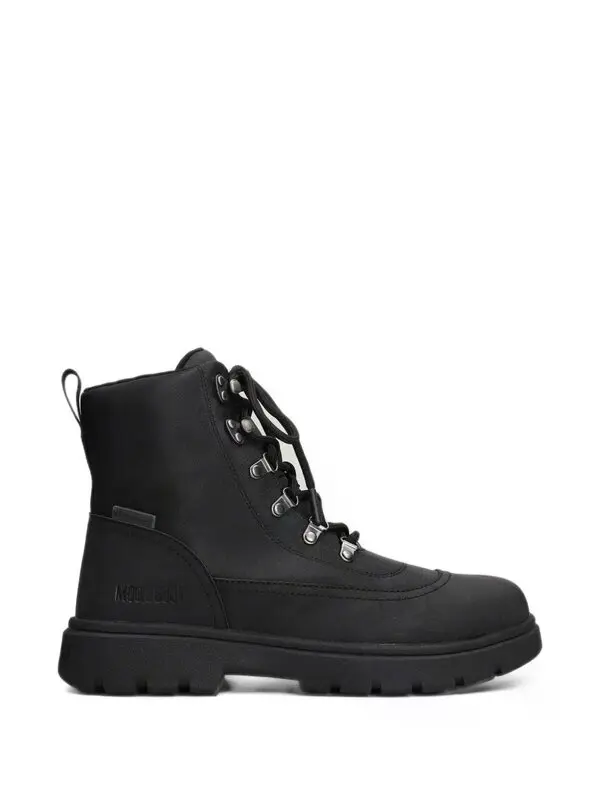 Moon Boot Combat Boots Nylon - Black