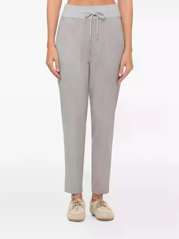 PANICALE Drawstring-waist Tapered Trousers