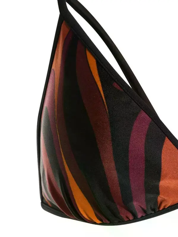 Emilio Pucci Marmo-print Bikini Top