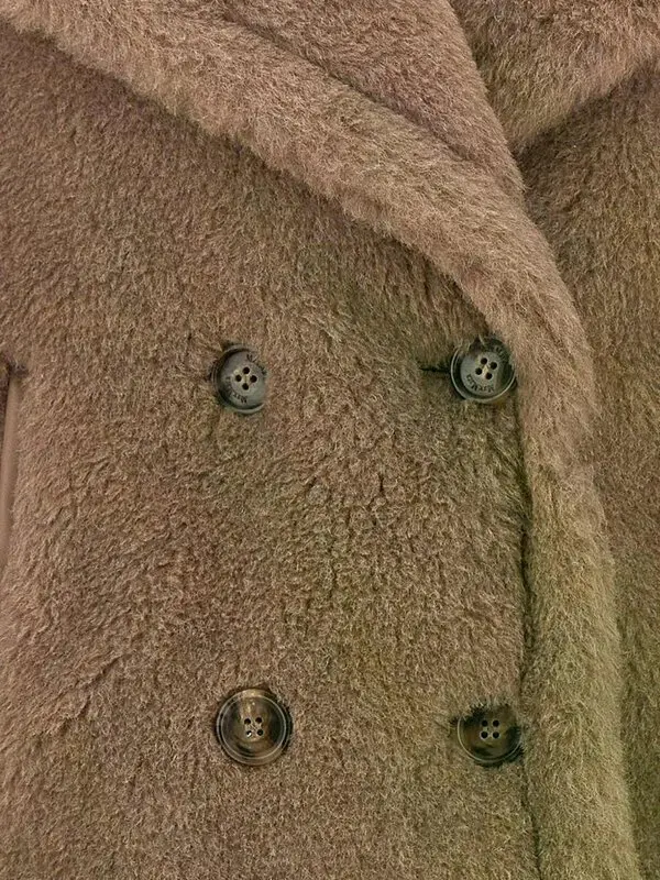Max Mara Double-breasted Shoulder-epaulette Cape