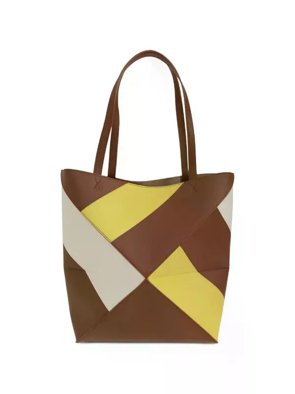 Loewe Medium Puzzle Fold Tote In Classic Calfskin