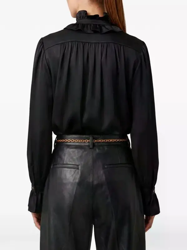 SUTTON NEW YORK Ruffled Pussy-bow Shirt