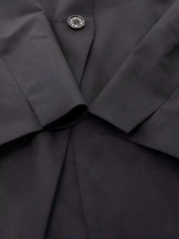 Mackintosh 2010s Collarless Wool Coat