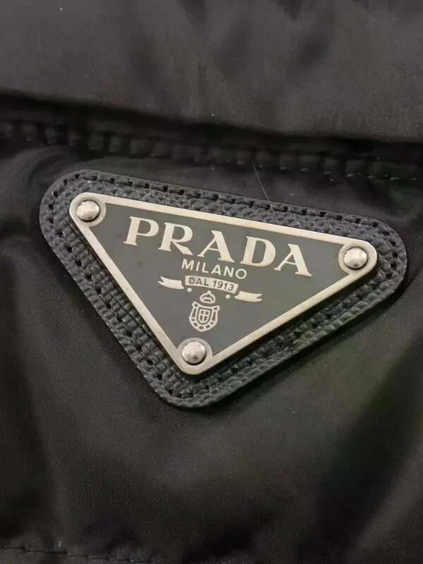 Prada 2010 Logo Plate Down Vest