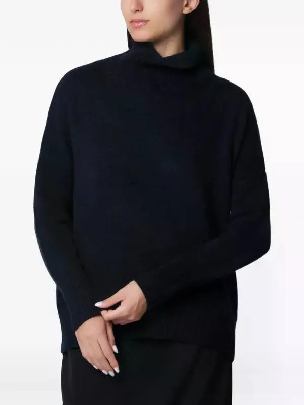 LISA YANG Heidi Roll-neck Sweater - Blue