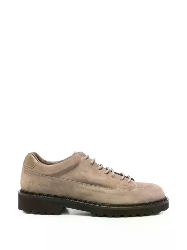 COMMON PROJECTS Suede Lug-sole Lace Up Shoes