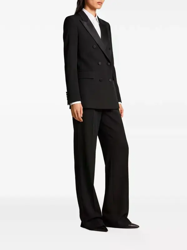 SUTTON NEW YORK Double-breasted Peak-lapel Blazer