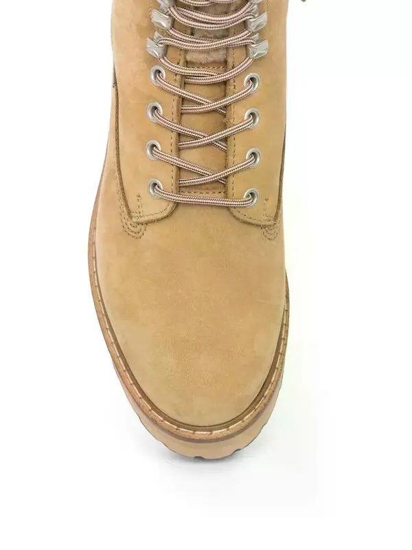 Woolrich Shearling-lined Platform Ankle Boots