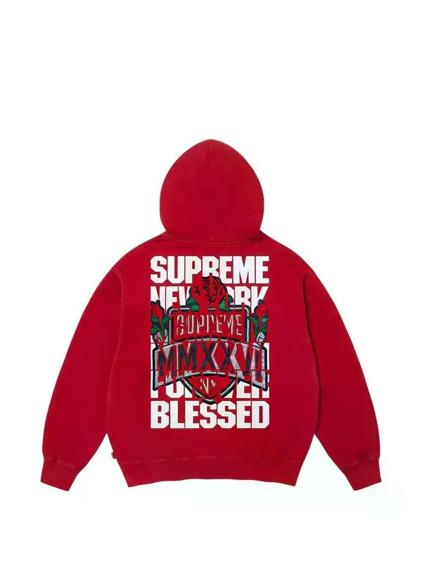 Supreme Blessed Appliqué Hoodie - Red
