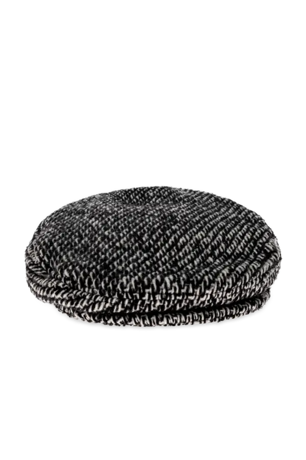 Dolce & Gabbana Herringbone Wool Flat Cap By