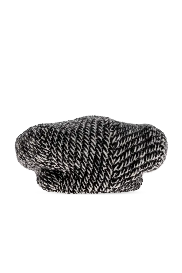 Dolce & Gabbana Herringbone Wool Flat Cap By