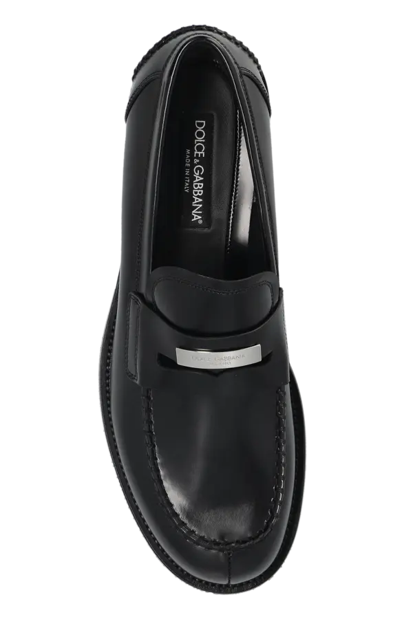 Dolce & Gabbana Leather Loafers By