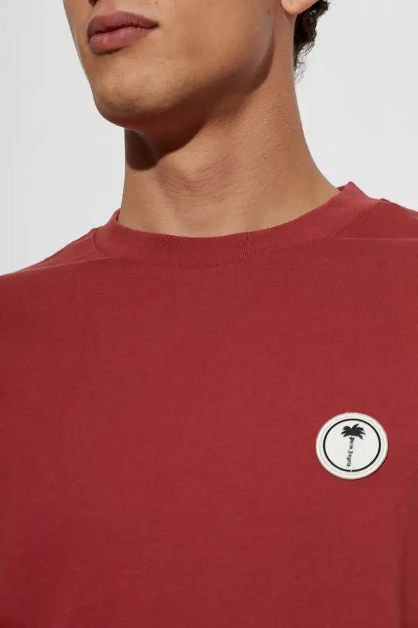 Palm Angels T-shirt With Logo Patch