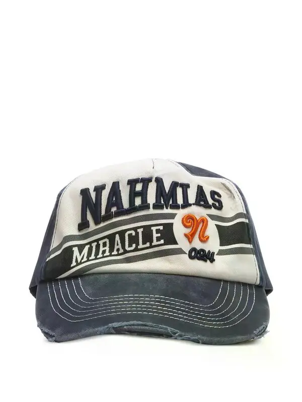 NAHMIAS Coastal Sport Distressed Cap - Blue