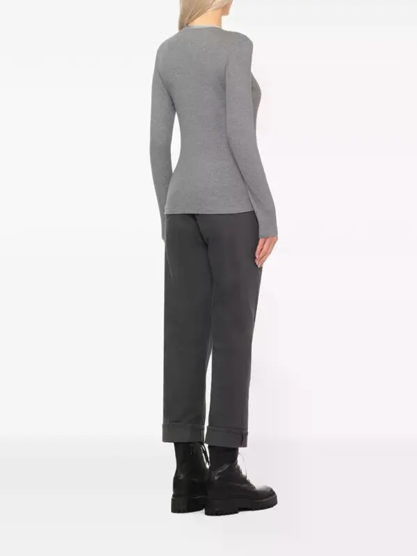 Peserico Bead-embellished Contrast-trim Top