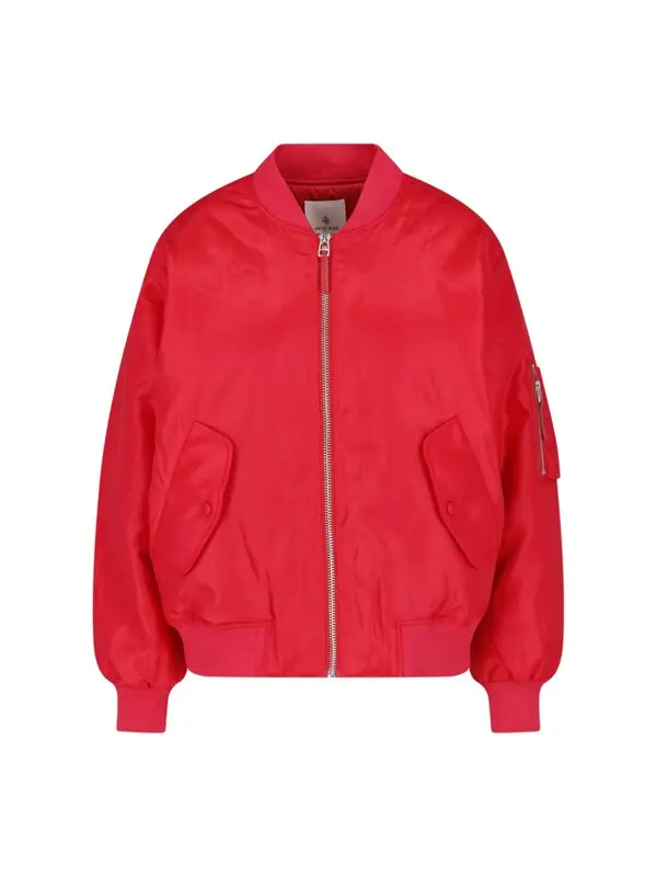 ANINE BING Bomber Jacket - Red