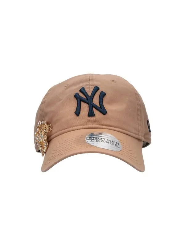 ANOTHER CHANCE Embellished Logo Baseball Cap - Beige