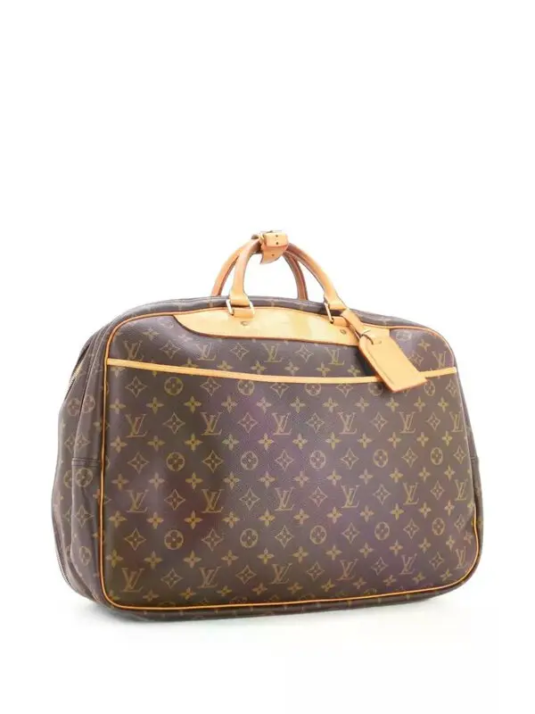 LOUIS VUITTON Alize Bag Monogram Canvas 24 Heures Travel Bag