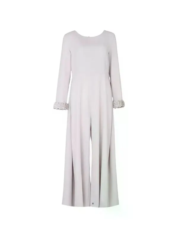 LOODYANA Embellished-cuff Jumpsuit - Blue