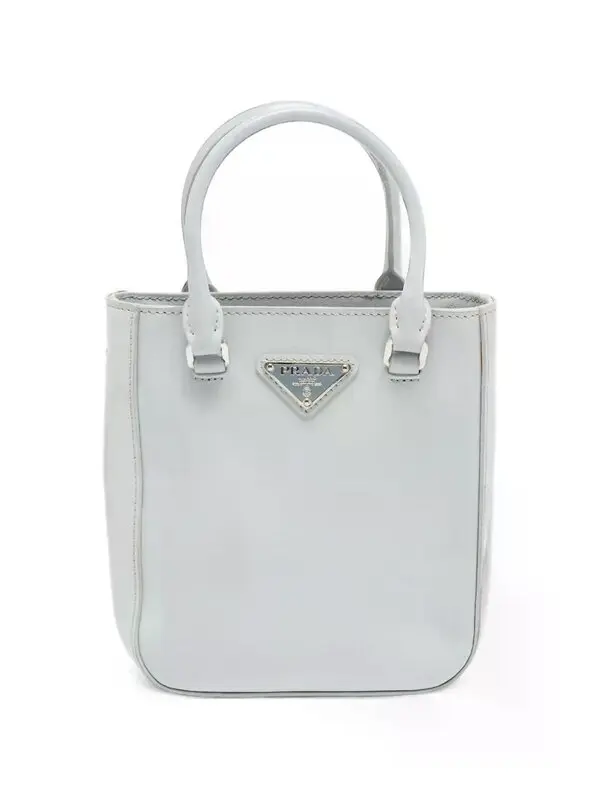 Prada Small Logo-plaque Tote Bag