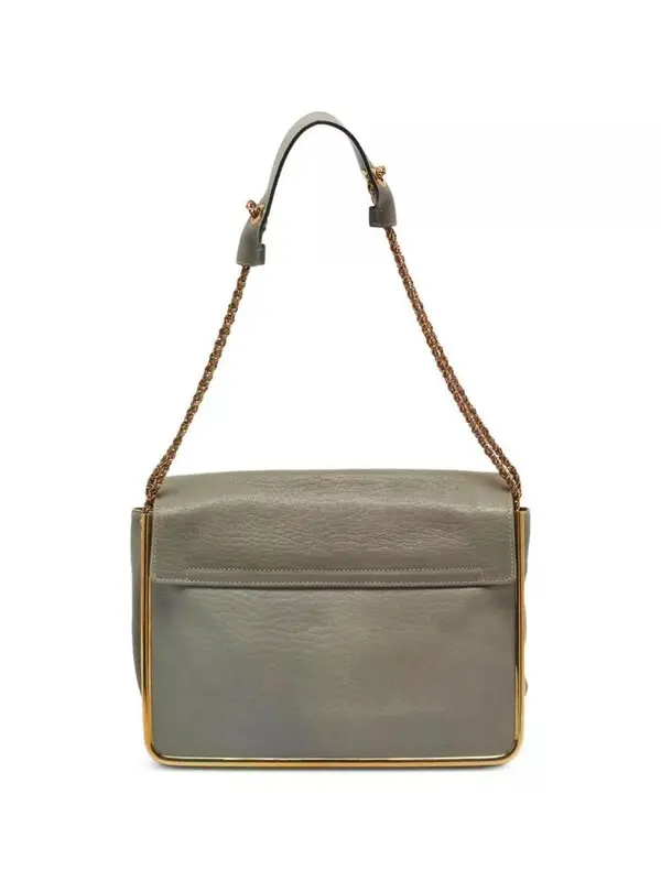 Chloé Sally Pebbled-leather Shoulder Bag