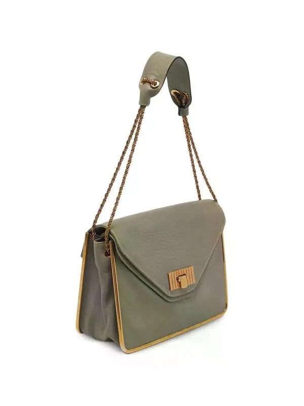 Chloé Sally Pebbled-leather Shoulder Bag