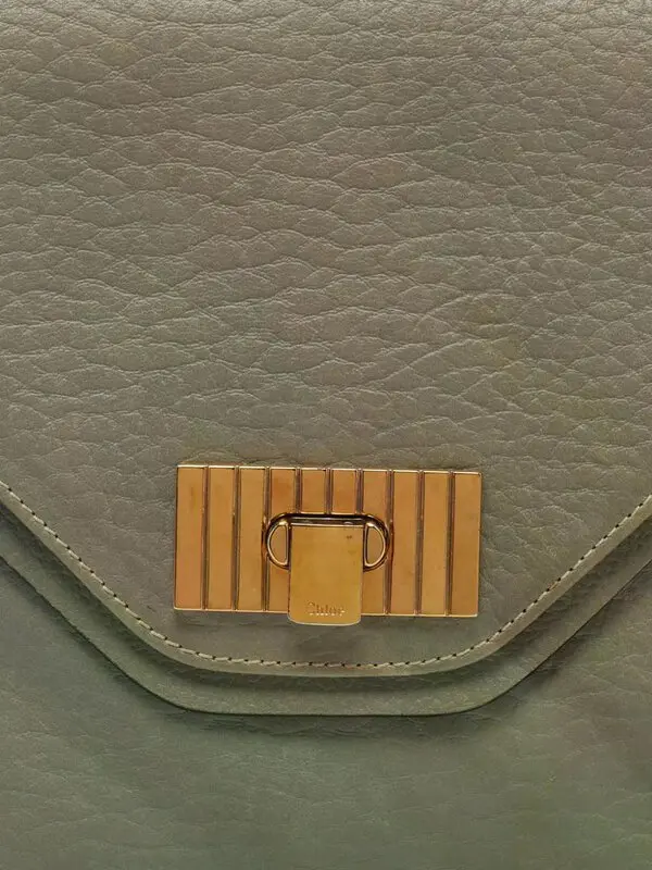 Chloé Sally Pebbled-leather Shoulder Bag