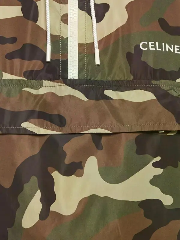 Celine Camouflage-print Windbreaker Jacket