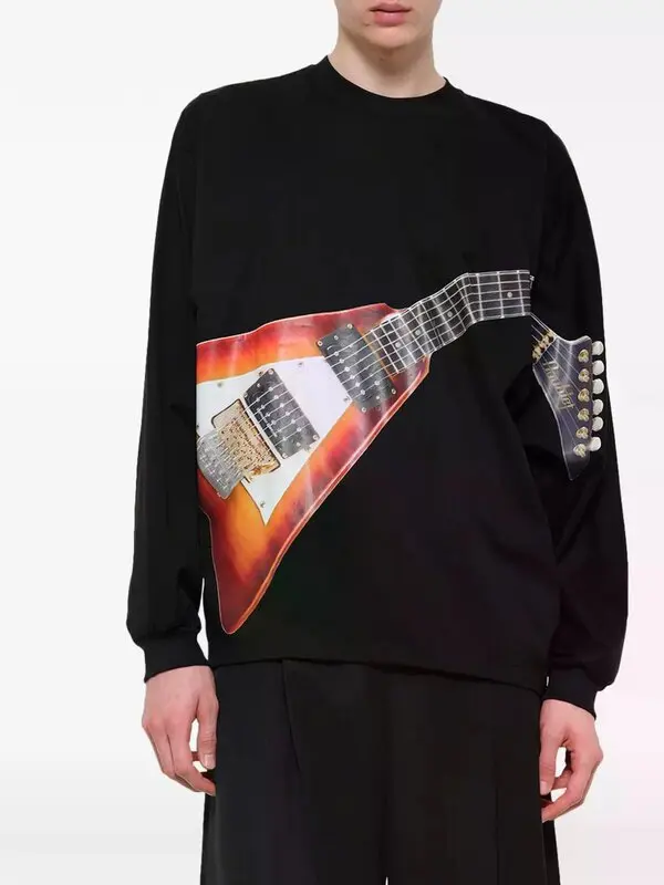 DOUBLET Guitar-print Sweatshirt