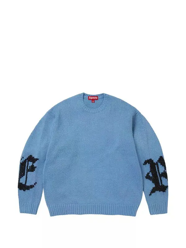 Supreme Cross-stitch Logo Sweater - Blue