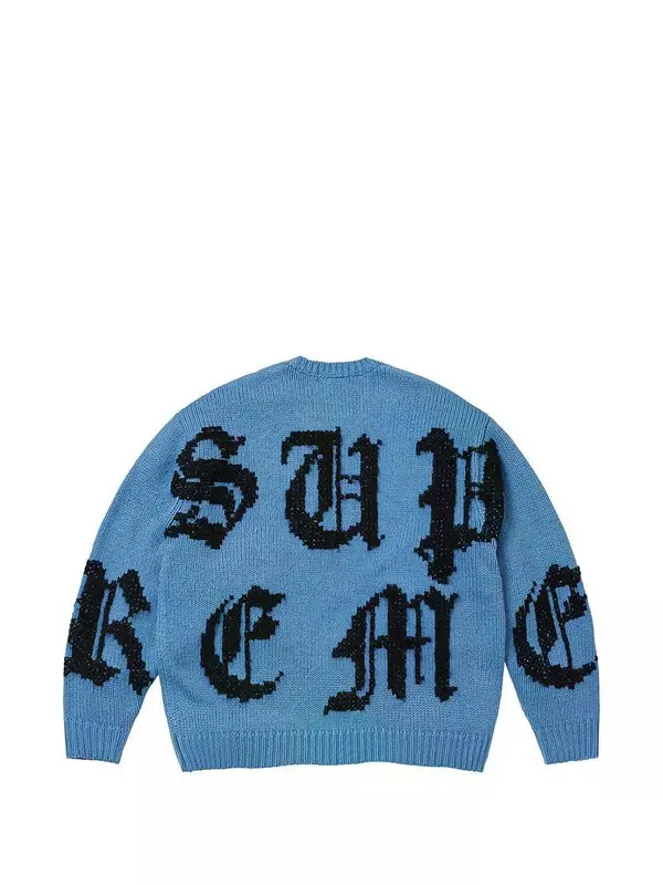 Supreme Cross-stitch Logo Sweater