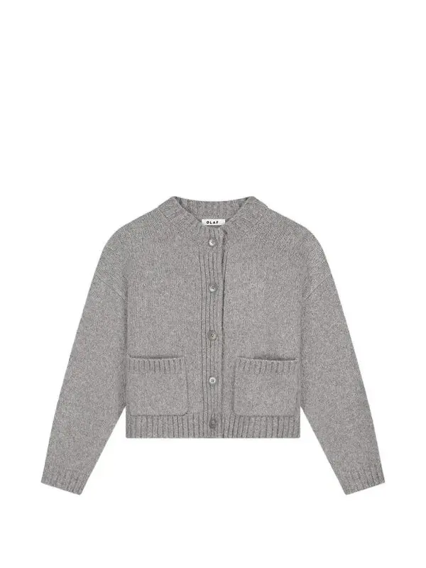 OLAF Button-up Patch-pocket Cardigan